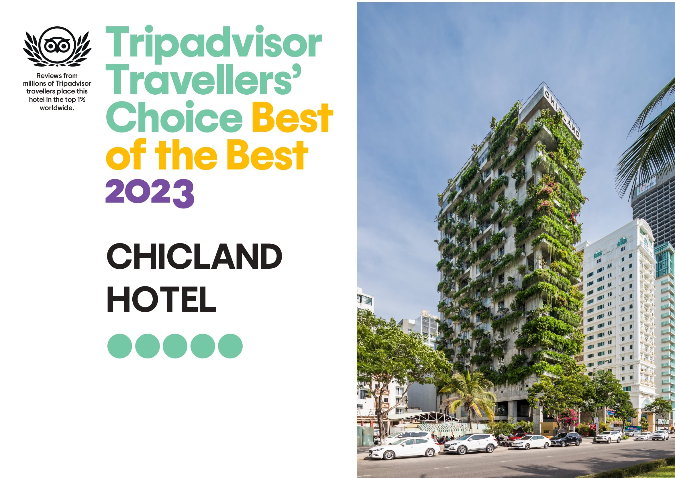 Chicland Hotel Da Nang has remarkably secured 05 consecutive ...